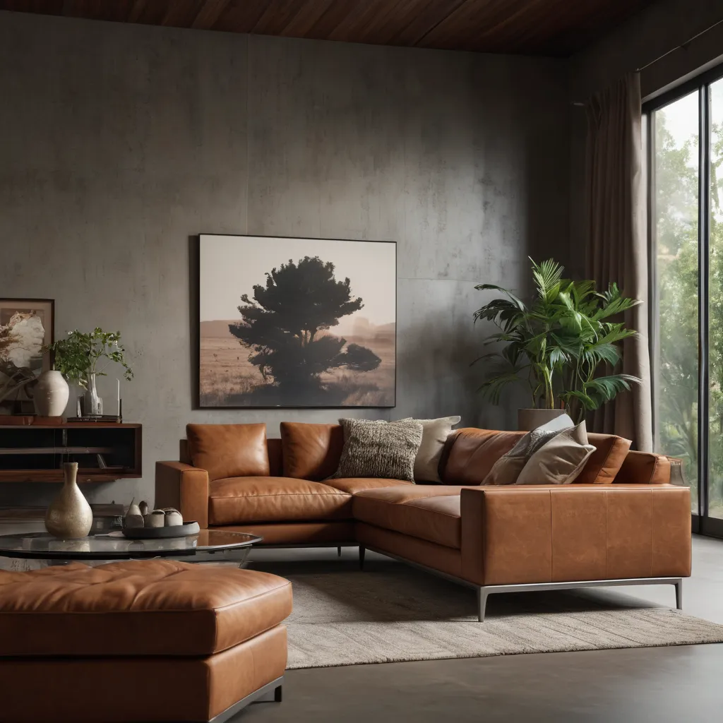 Elegant Living Room Ideas with a Brown Fabric Couch