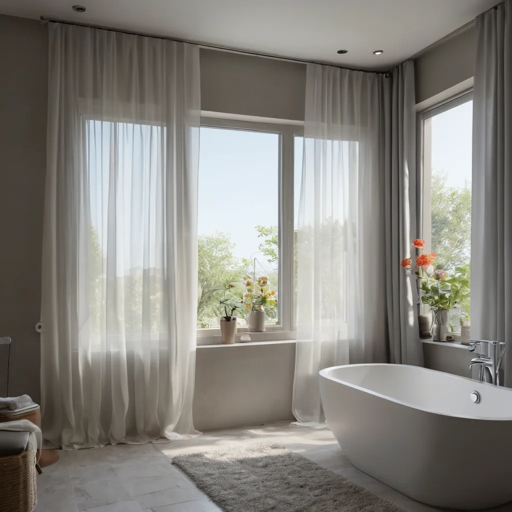 Elevate Your Space with Contemporary Bathroom Window Treatments