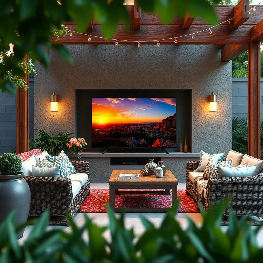 Designing the Perfect Outdoor Patio with TV