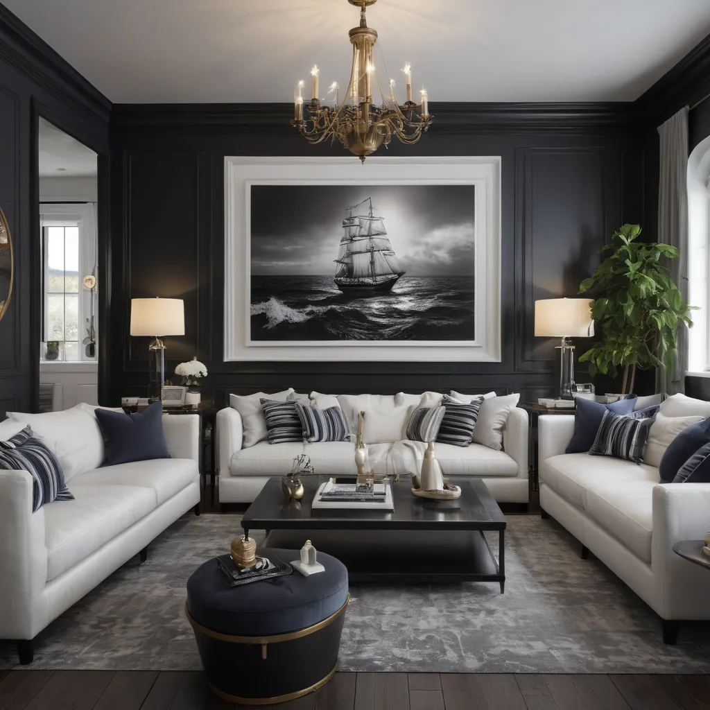 Exploring Black and White Nautical Decor Aesthetic