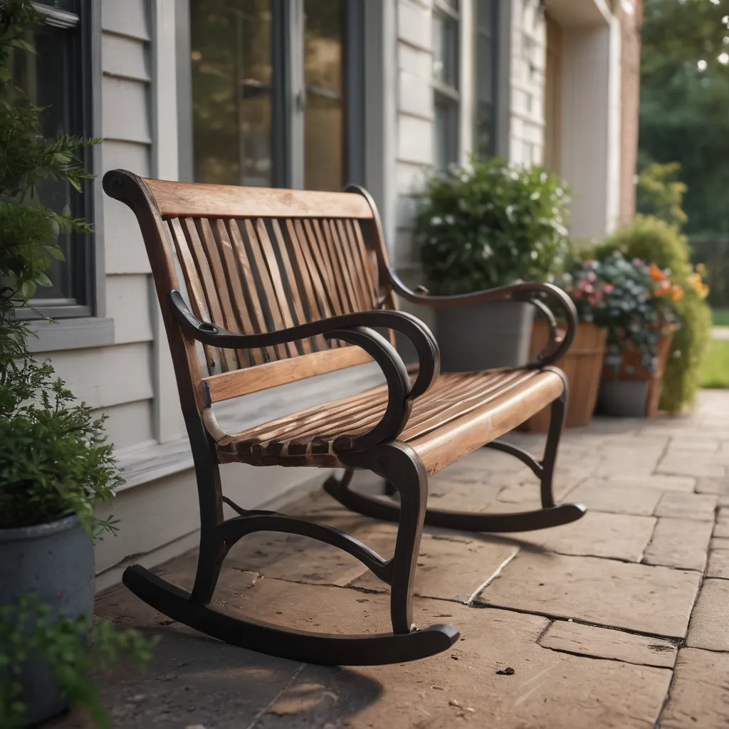 Exploring the Front Porch Rocker Bench: Comfort & Aesthetics