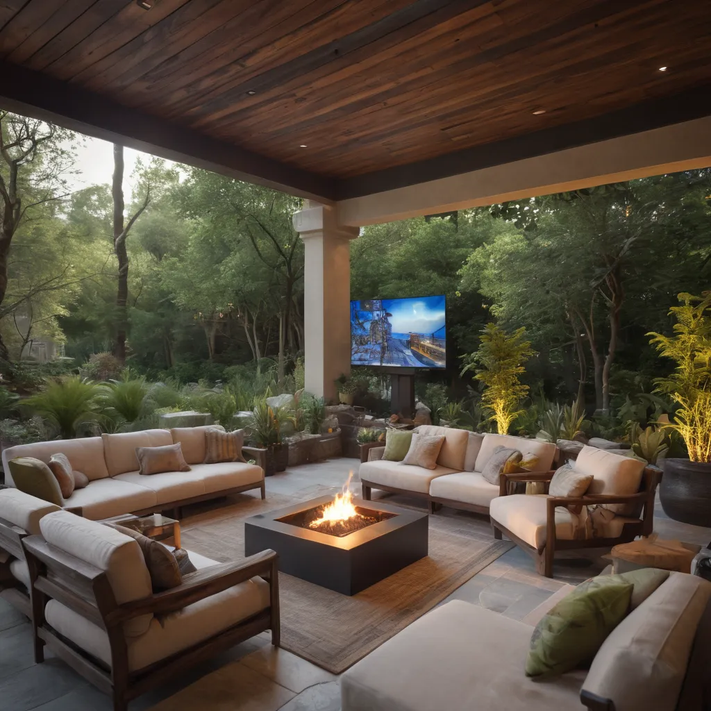 Enhancing Outdoor Living with Large Televisions