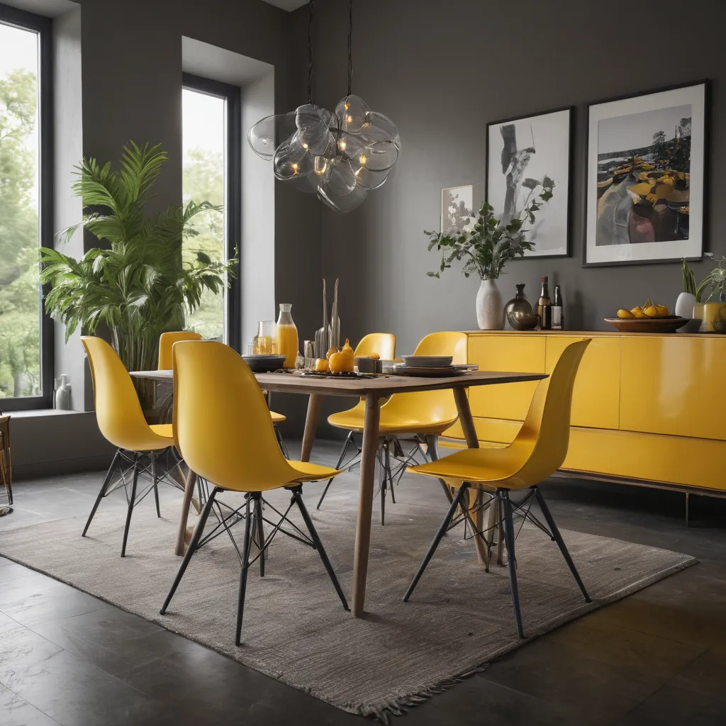 The Aesthetic and Practical Benefits of Yellow Dining Furniture